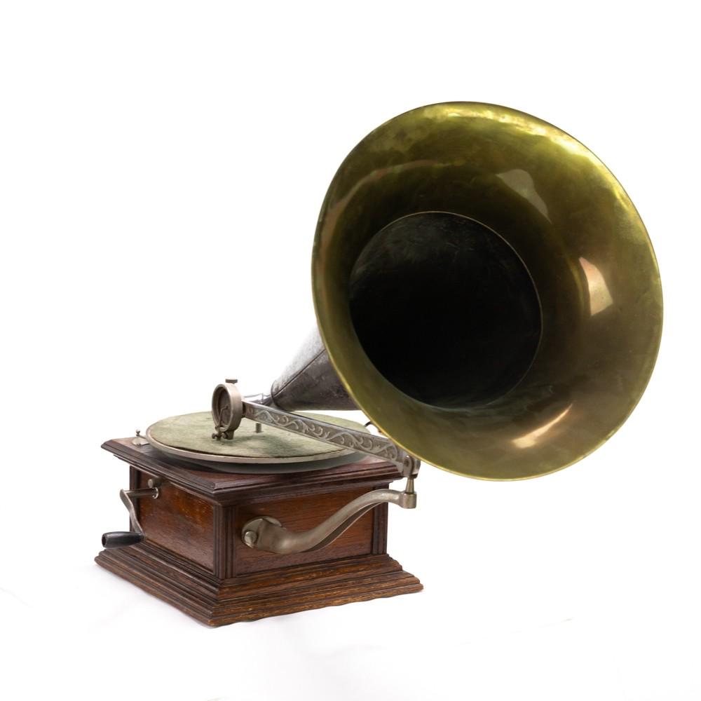 Talk O Phone Front Mount Disc Horn Phonograph
