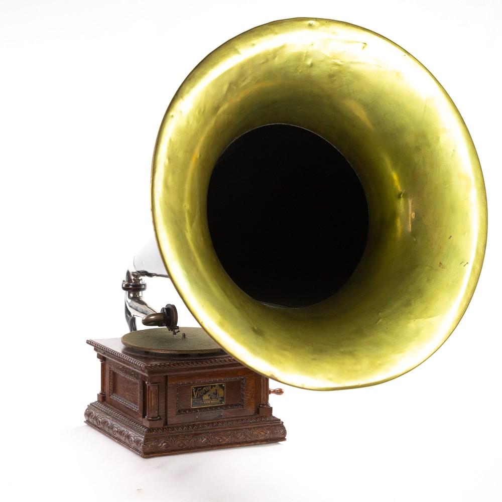 Victor Type Ms Rear Mount Disc Horn Phonograph