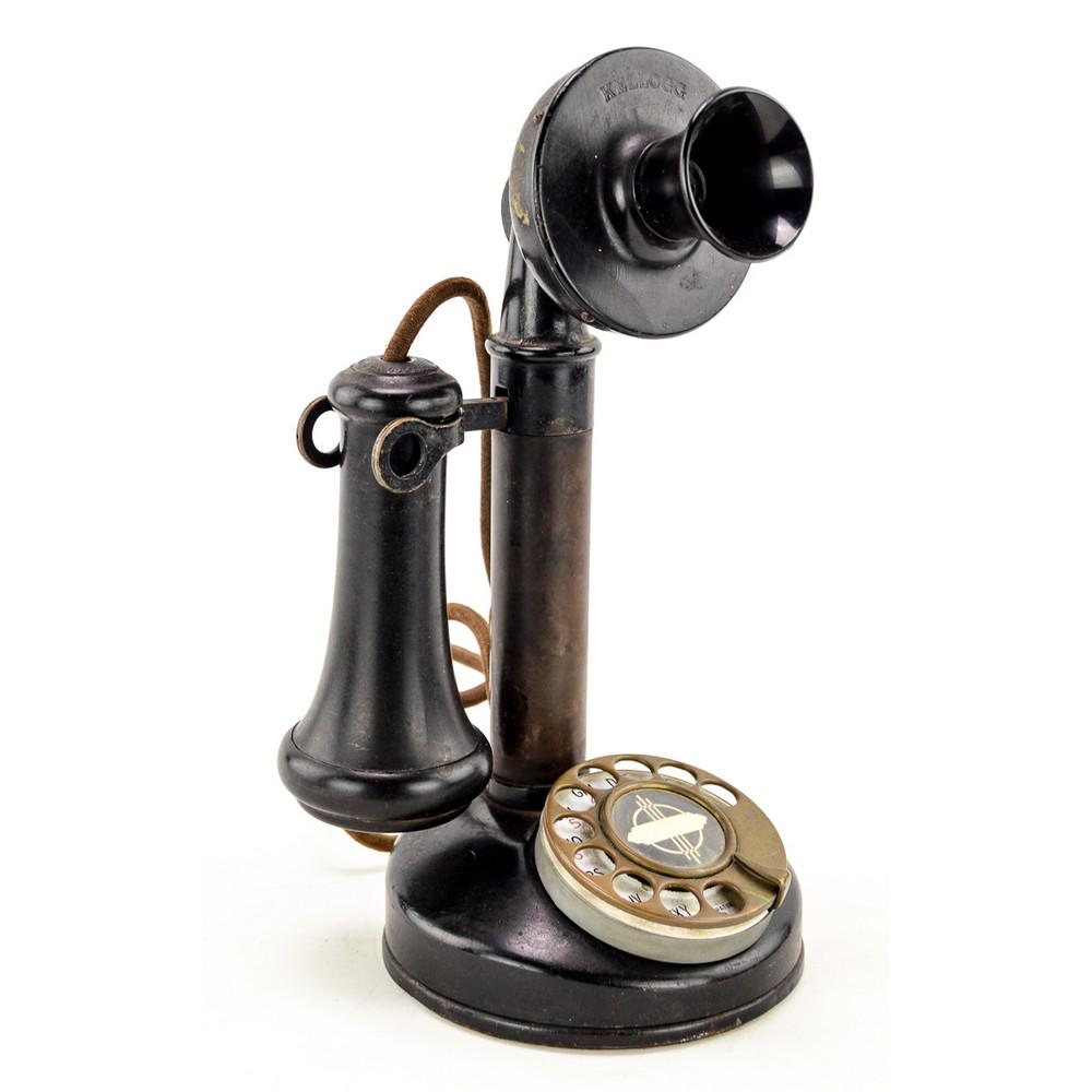 1908 Kellogg Candlestick Dial Telephone