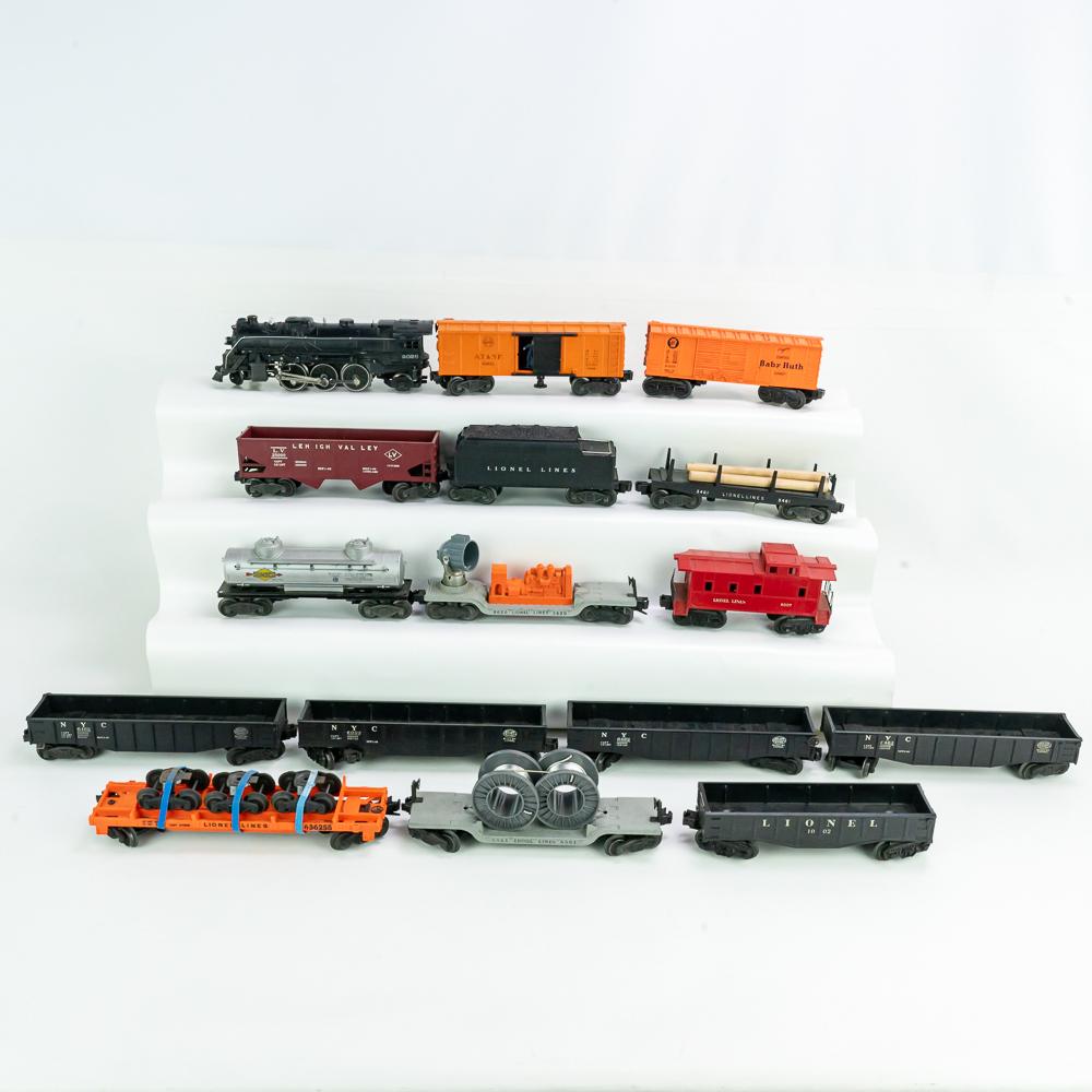 Lionel Steam Locomotive 0 Gauge Train Set