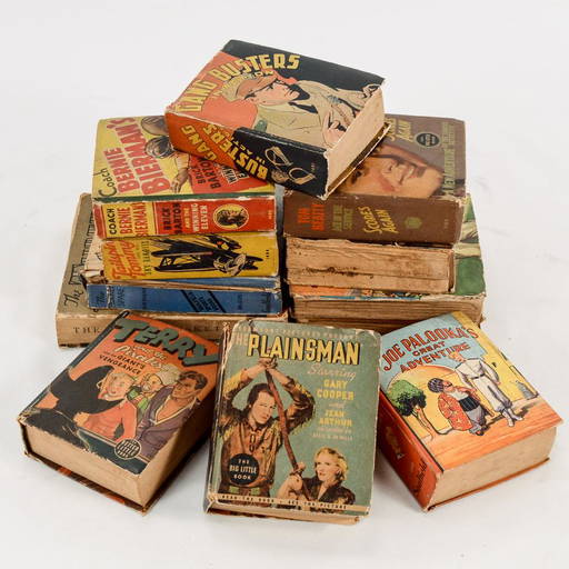 Collection Of 12 Rare Big Little Books