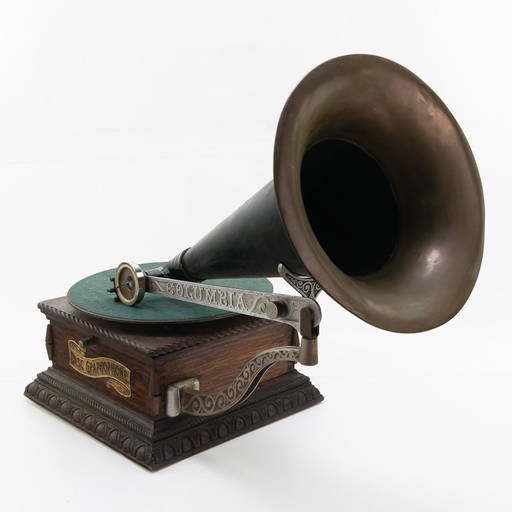 Columbia Aj 2nd Style Disc Horn Phonograph