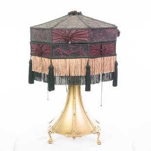 Burns Pollock Electric Co Capitol Phonograph Lamp