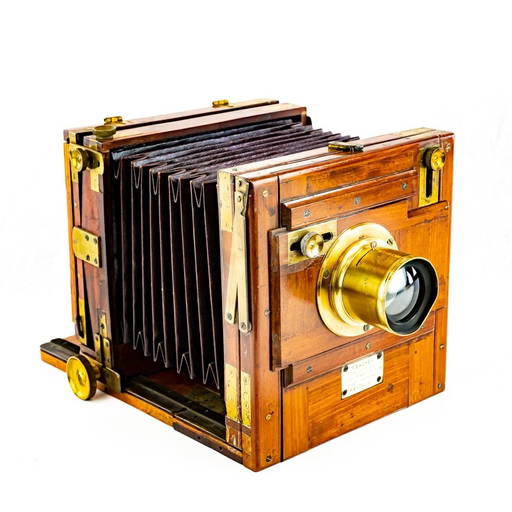 Mahogany Half Plate Tailboard Camera By Meagher
