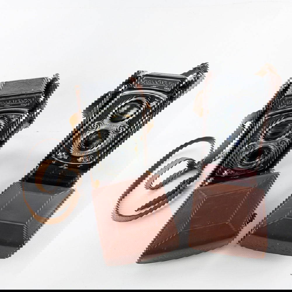 Two Rolleiflex Automat Tlr Cameras Auction