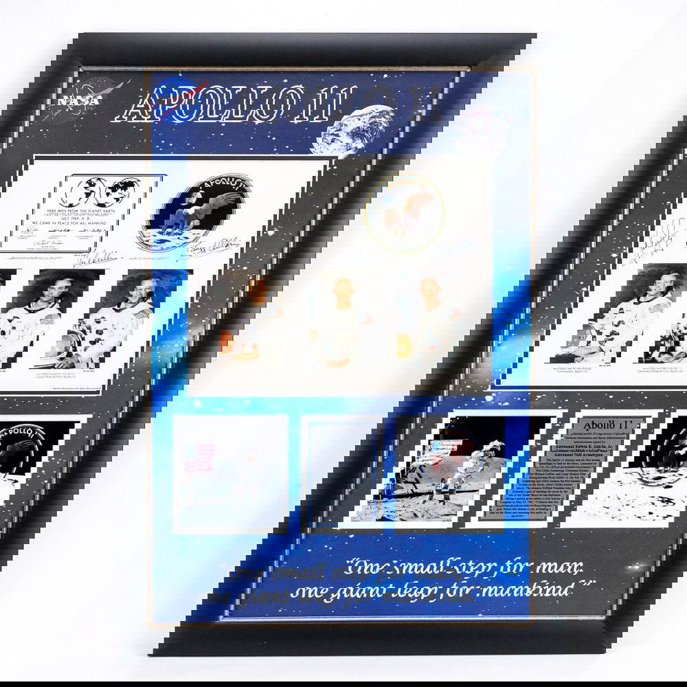 Apollo 11 July 1969 Photographs With Signatures Auction
