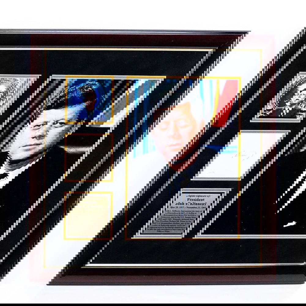 President John F. Kennedy Signature Auction