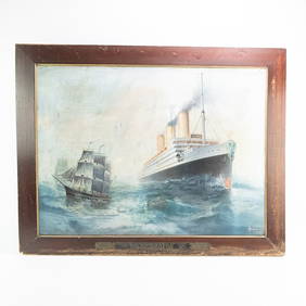 Ss Statendam Ocean Liner Travel Agency Model