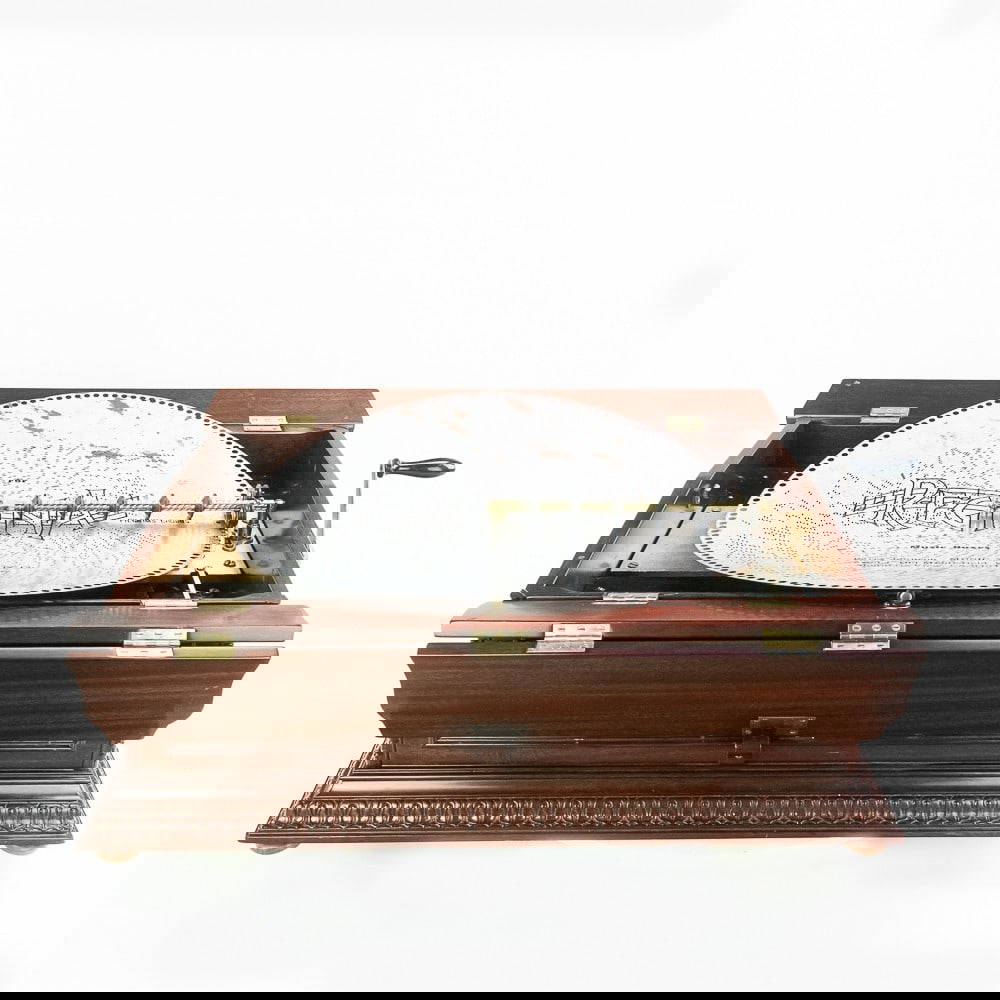 Regina Orchestral "casket" Model 6 Disc Music Box Auction