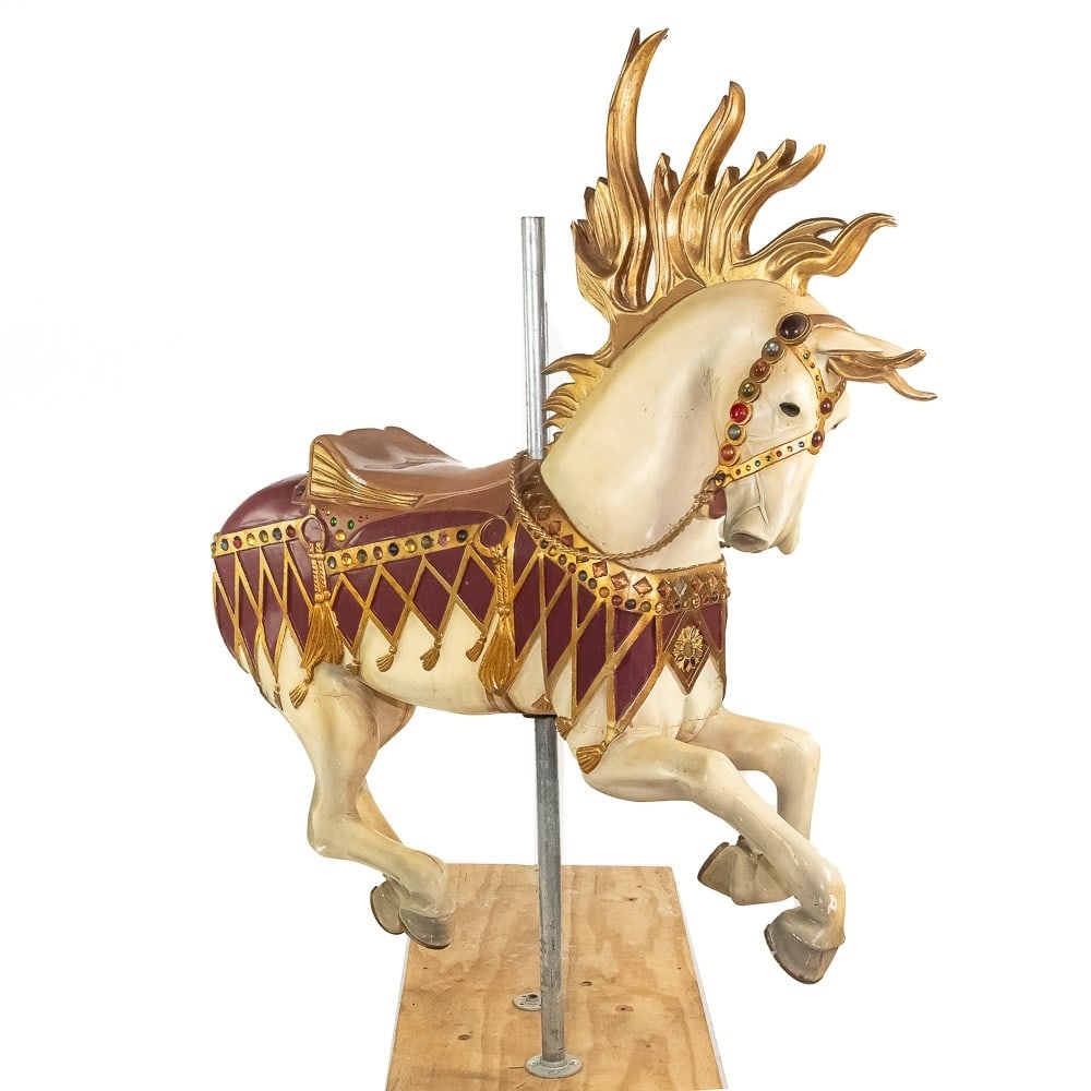 Illions Flying Mane Carousel Horse