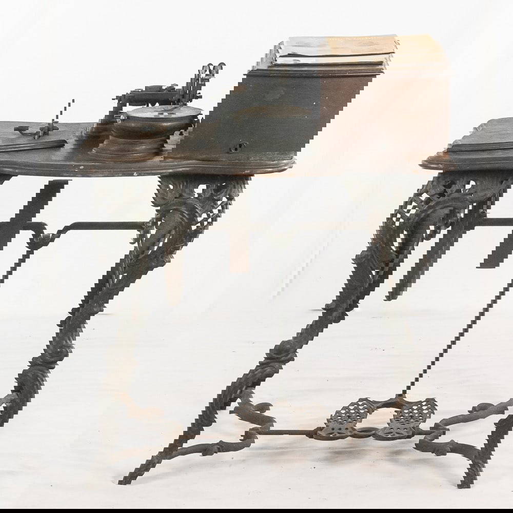 Early Florence Sewing Machine: Lot Of 2 Auction