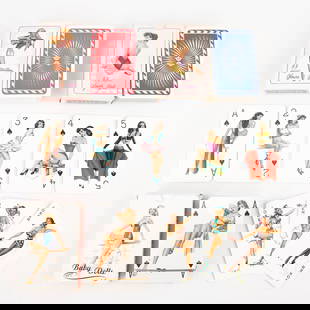 (8) Decks Of Pin Up & Vintage Playing Cards Auction