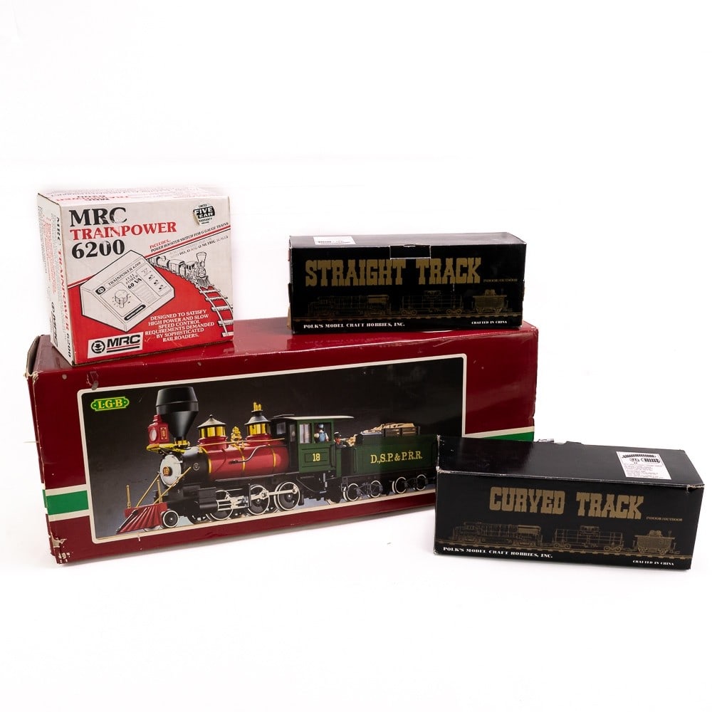 Lgb 2-6-0 Steam Locomotive W Transformer & Track Auction