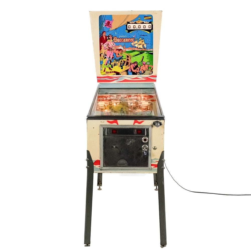 D. Gottlieb Buccaneer Pinball Auction