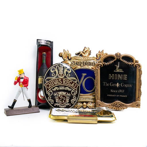 (6) Various Bar Advertising Signs And Displays