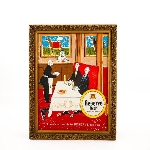 Vintage Peter Hand Reserve Beer Illuminated Sign