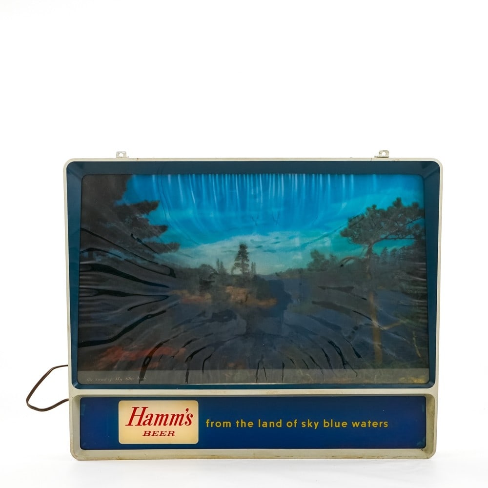 Hamm's Beer Tv Rippler Motion Display Auction