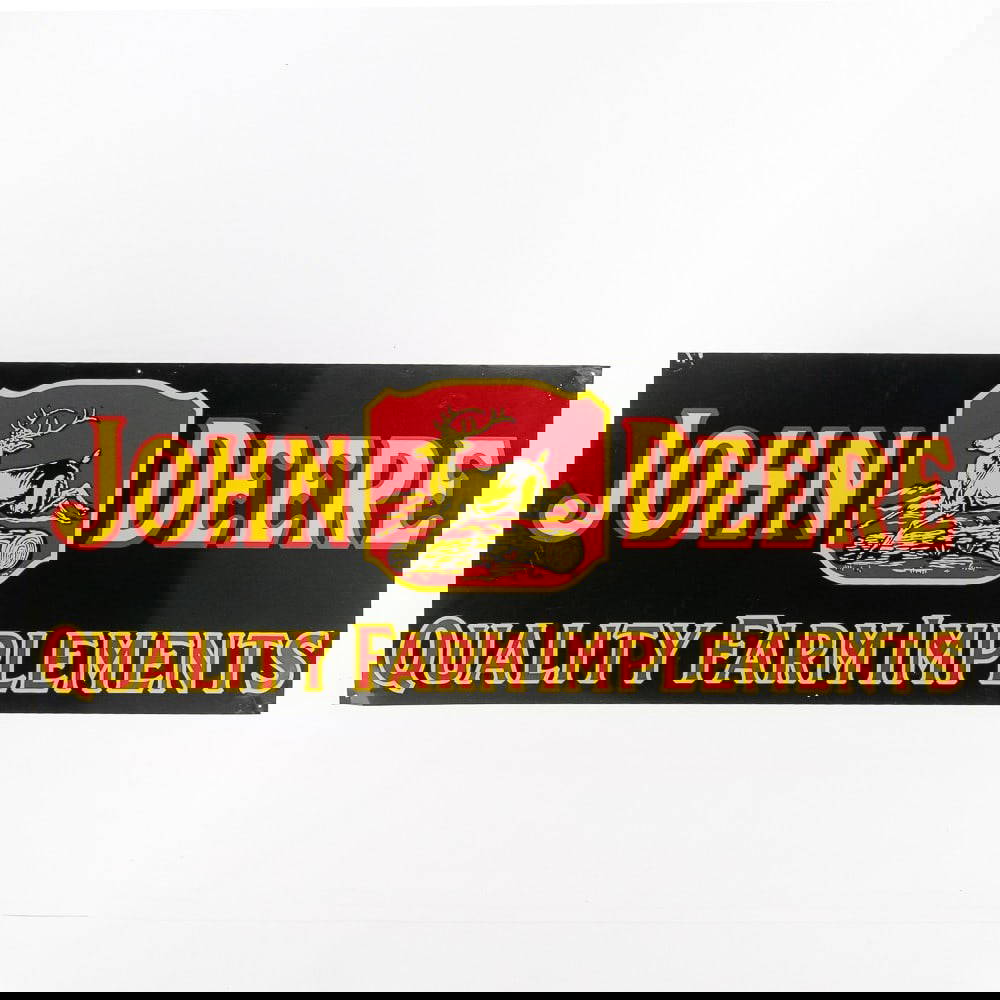 Contemporary Tin "john Deere" Sign Auction