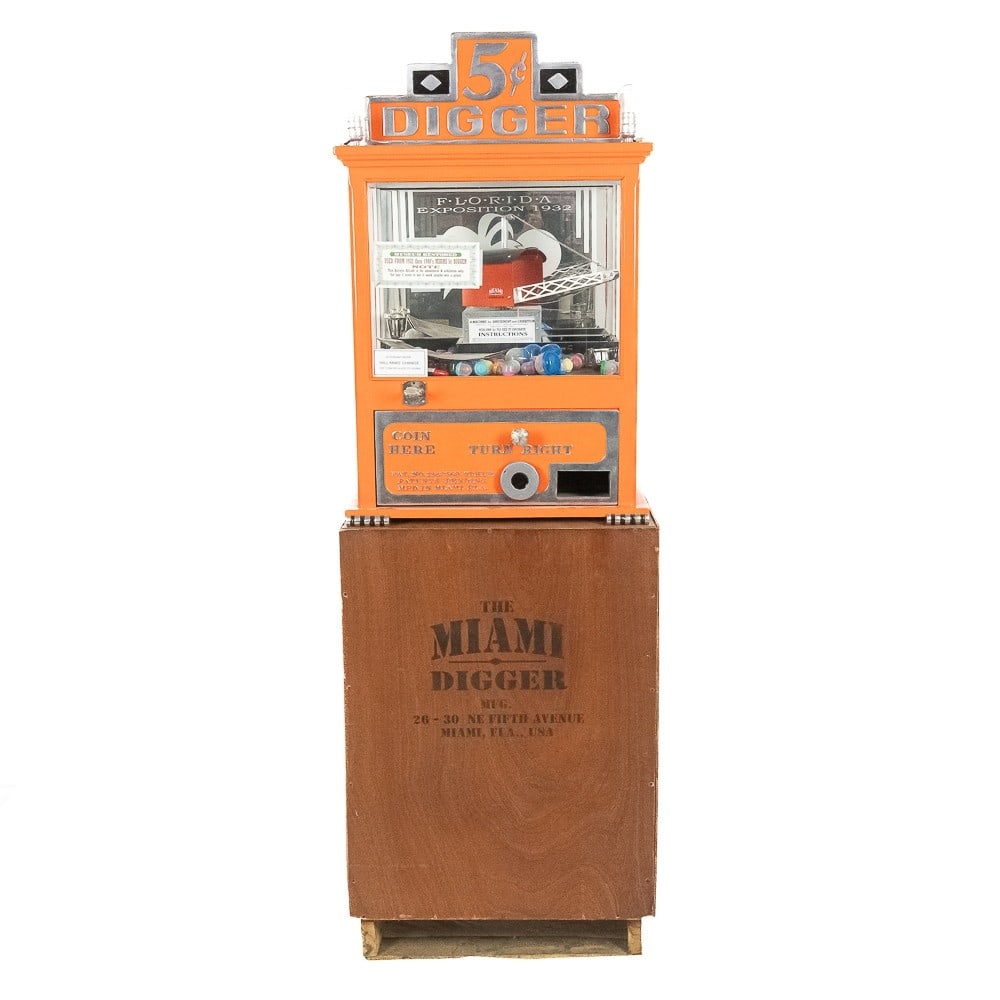 Coin Op Miami Digger Arcade Machine Auction