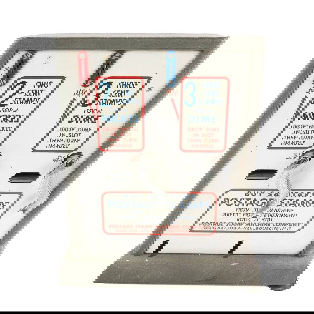 Vintage Postage Stamp Machine Auction