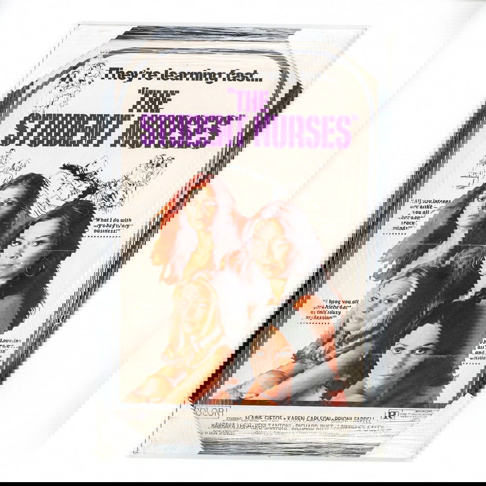 "the Student Nurses" 1970 Lobby Poster Auction