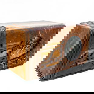 1938 Zenith Console Radio Model 12-s-265 Auction