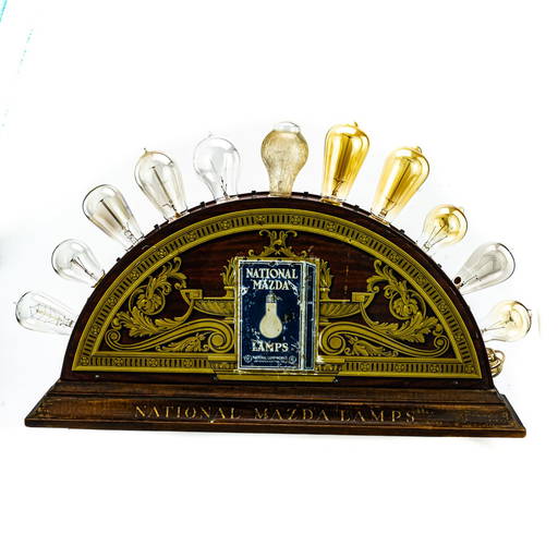 National Mazda Lamp Works Light Bulb Display