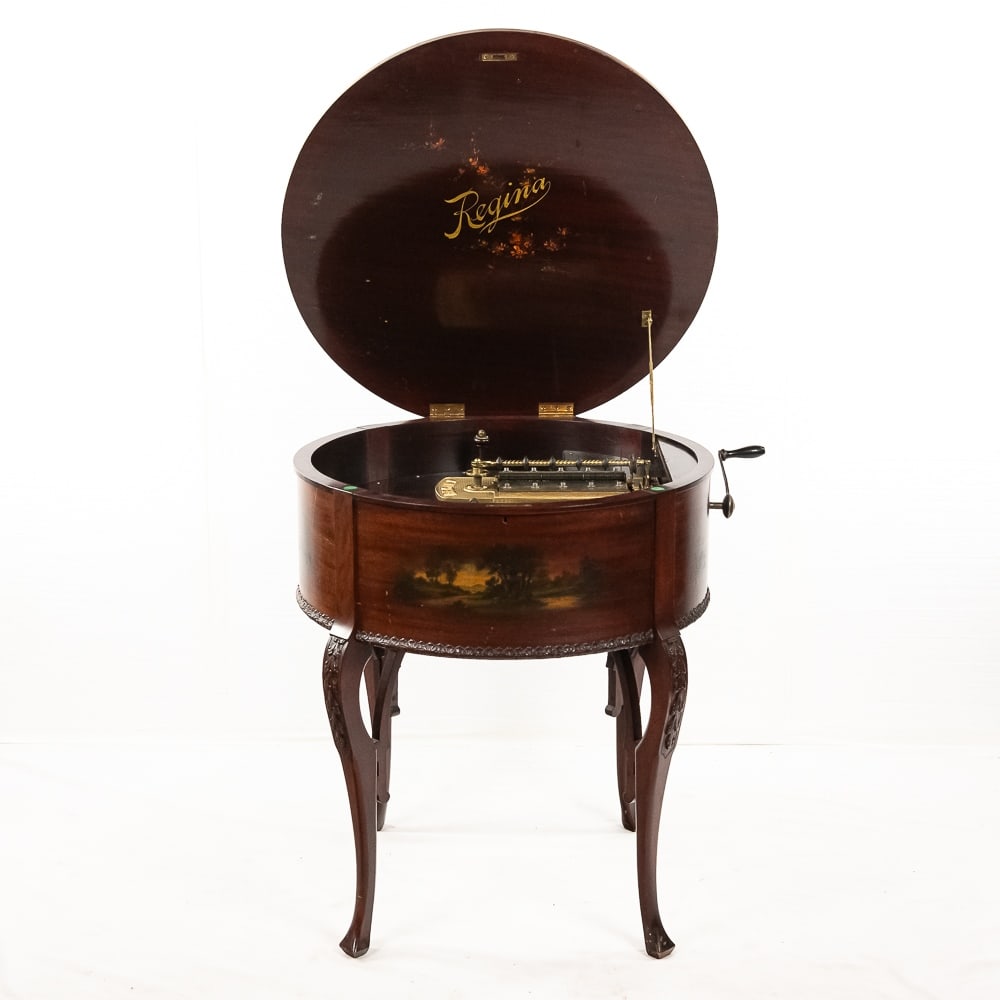 Regina Style 63 Drum Table Music Box Auction