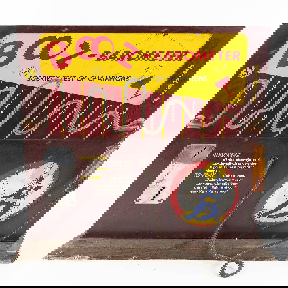 Coin-op $.05 Booz Barometer Arcade Game Auction