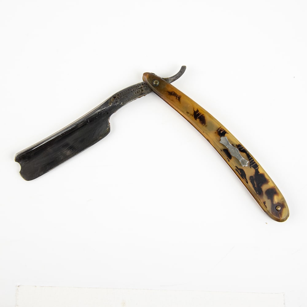 Frederick Reynolds Tortoiseshell Straight Razor Auction