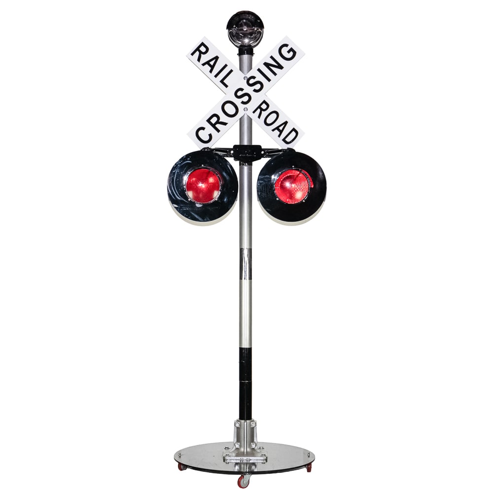 Full Size Railroad Crossing Signal Auction