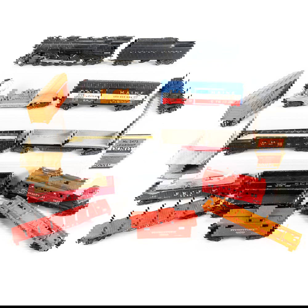 Lionel 2046 Engine W 2046-w Tender & 13 Rr Cars Auction