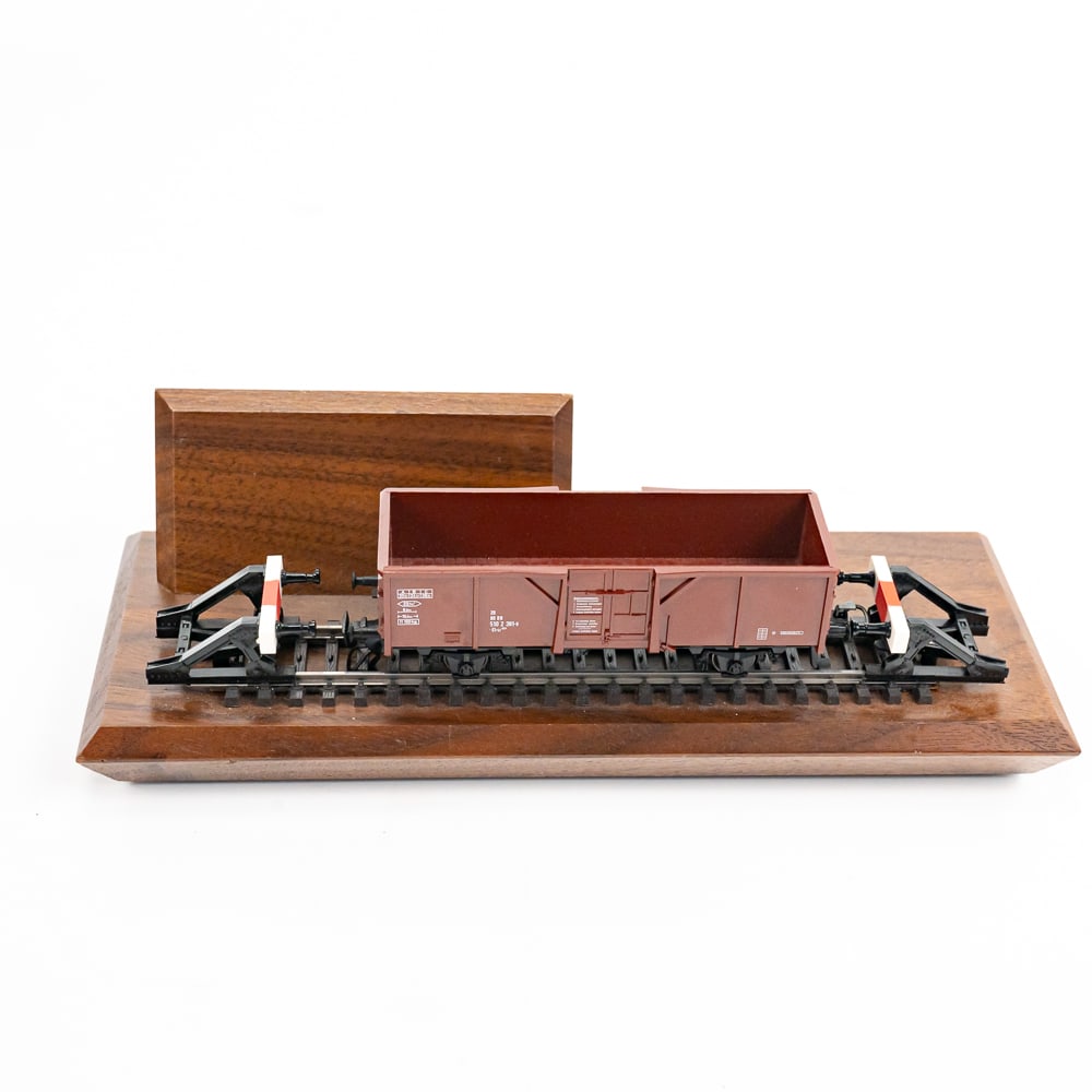Marklin Train Wooden Desk Display W Nameplate Auction
