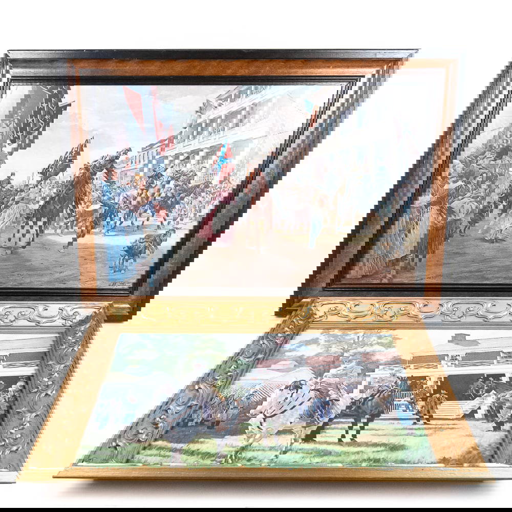 Framed Prints -stonewall Jackson & Robert E. Lee Auction