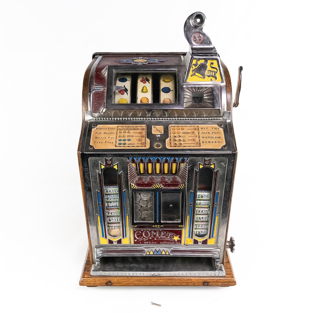 5¢ Sega Copper Star Slot Machine. 5¢ Sega Copper Star Slot Machine.