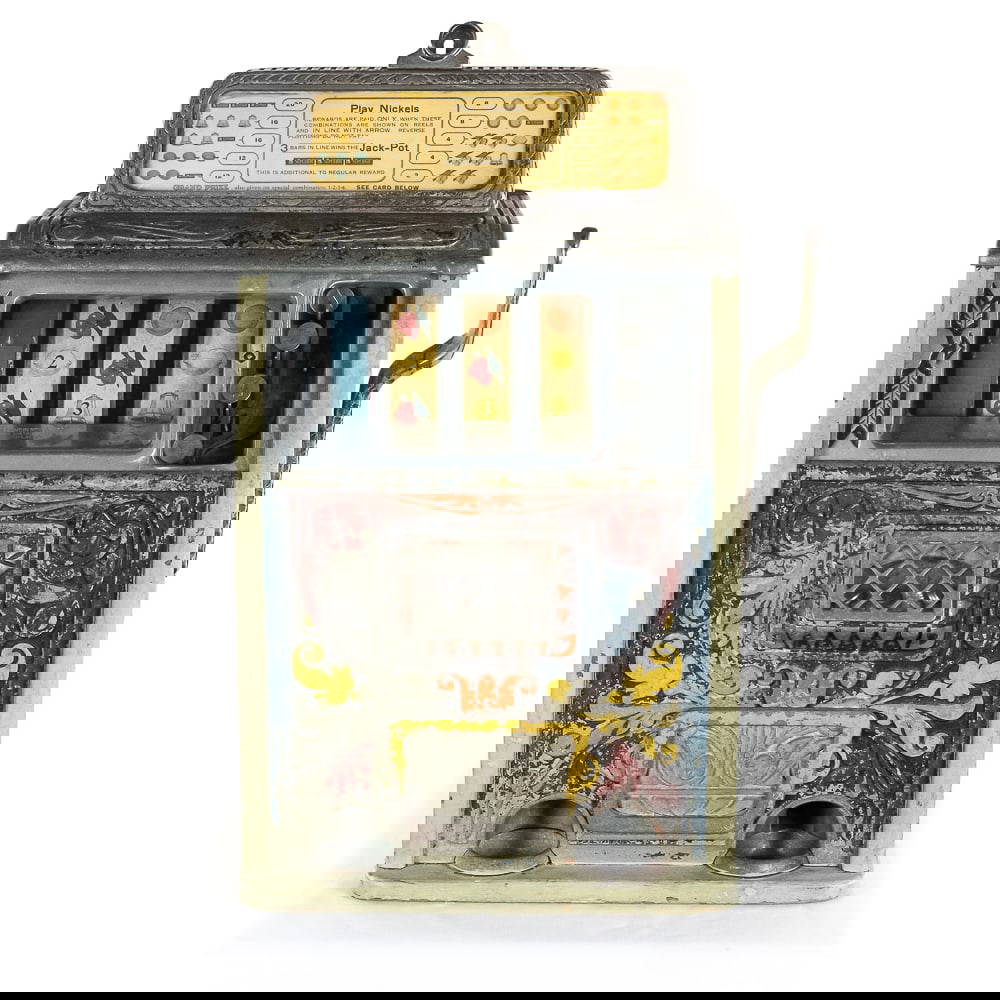 Callie 5c Superior Jackpot 4 Reel Slot Machine Auction