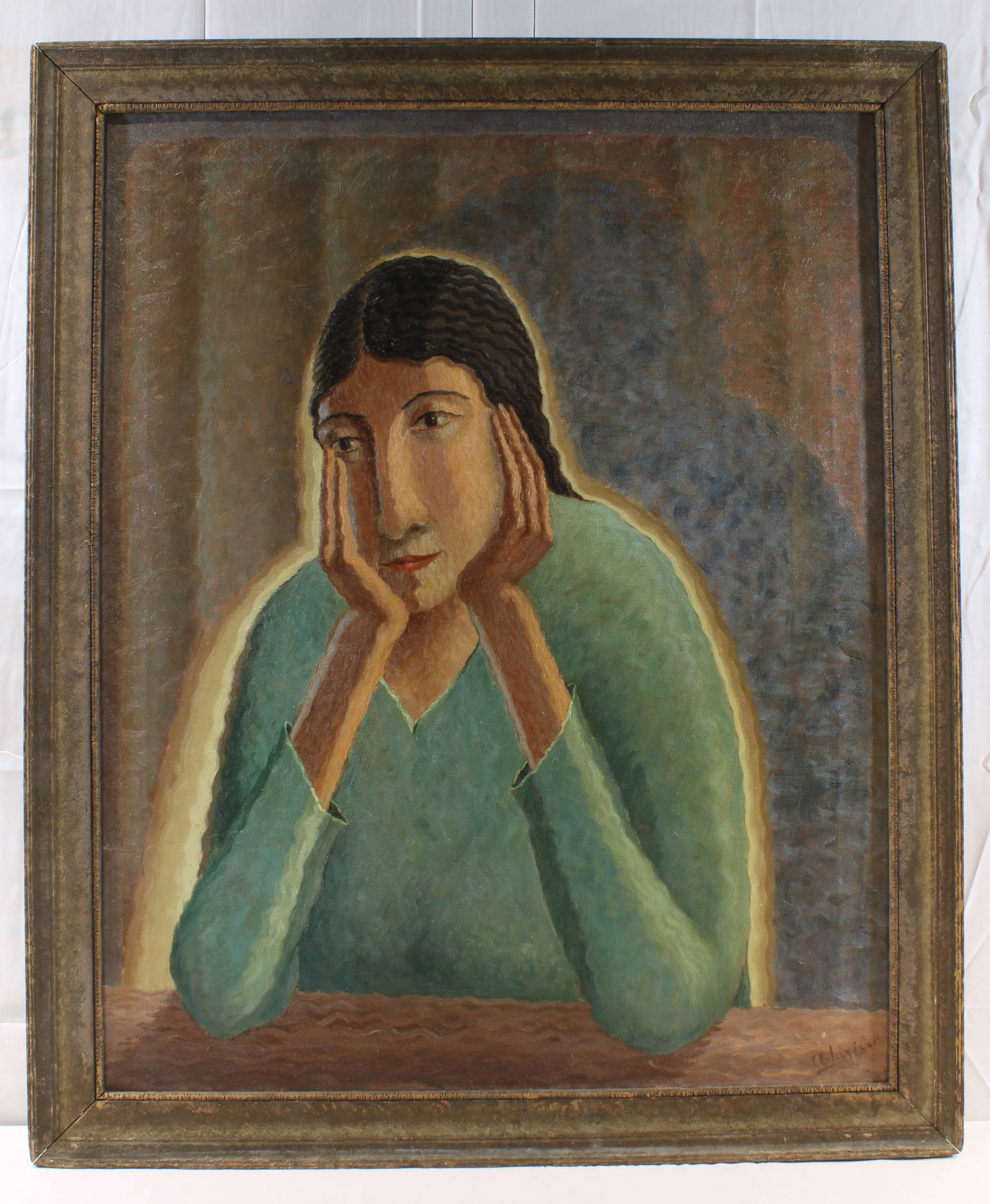 Arduino Iaricci Modernist Portrait Woman Auction