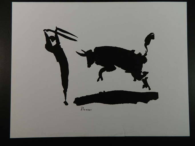 Picasso Matador and Bull B&W - Jan 10, 2016 | East Coast Fine Arts LLC ...