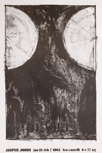 Jasper Johns Device Vintage Exhibition Poster 1962 1963
