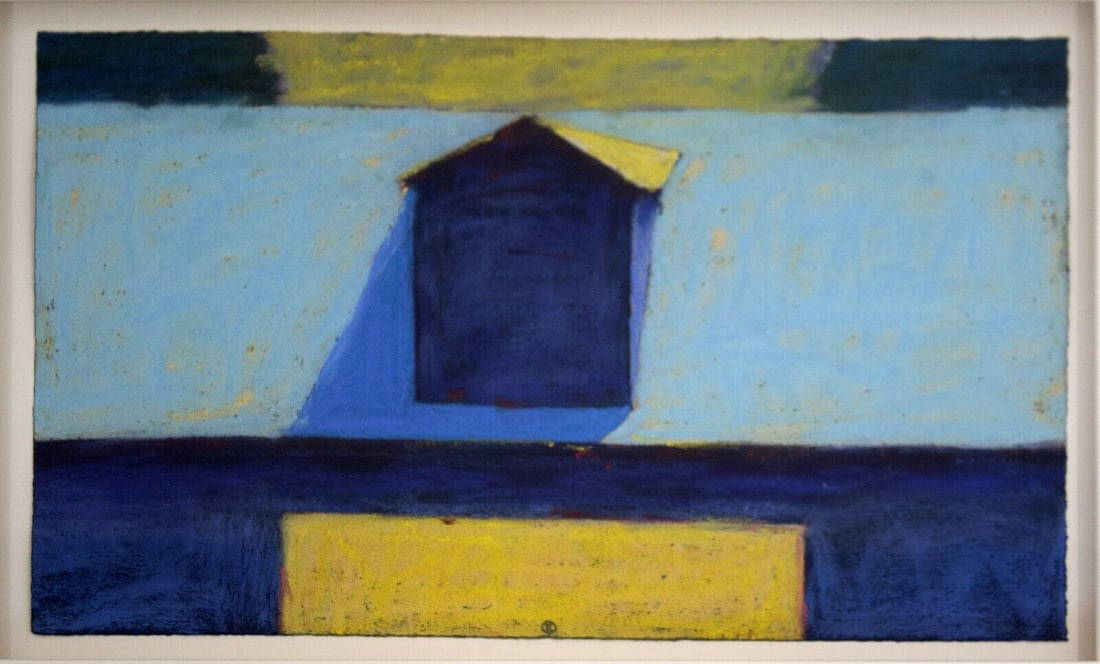 Ted Larsen Under And Through Signed Pastel Abstract Modern Santa Fe ...