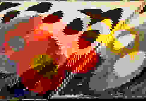 Alexander Calder Seagulls Signed Original Gouache Painting On Paper ...