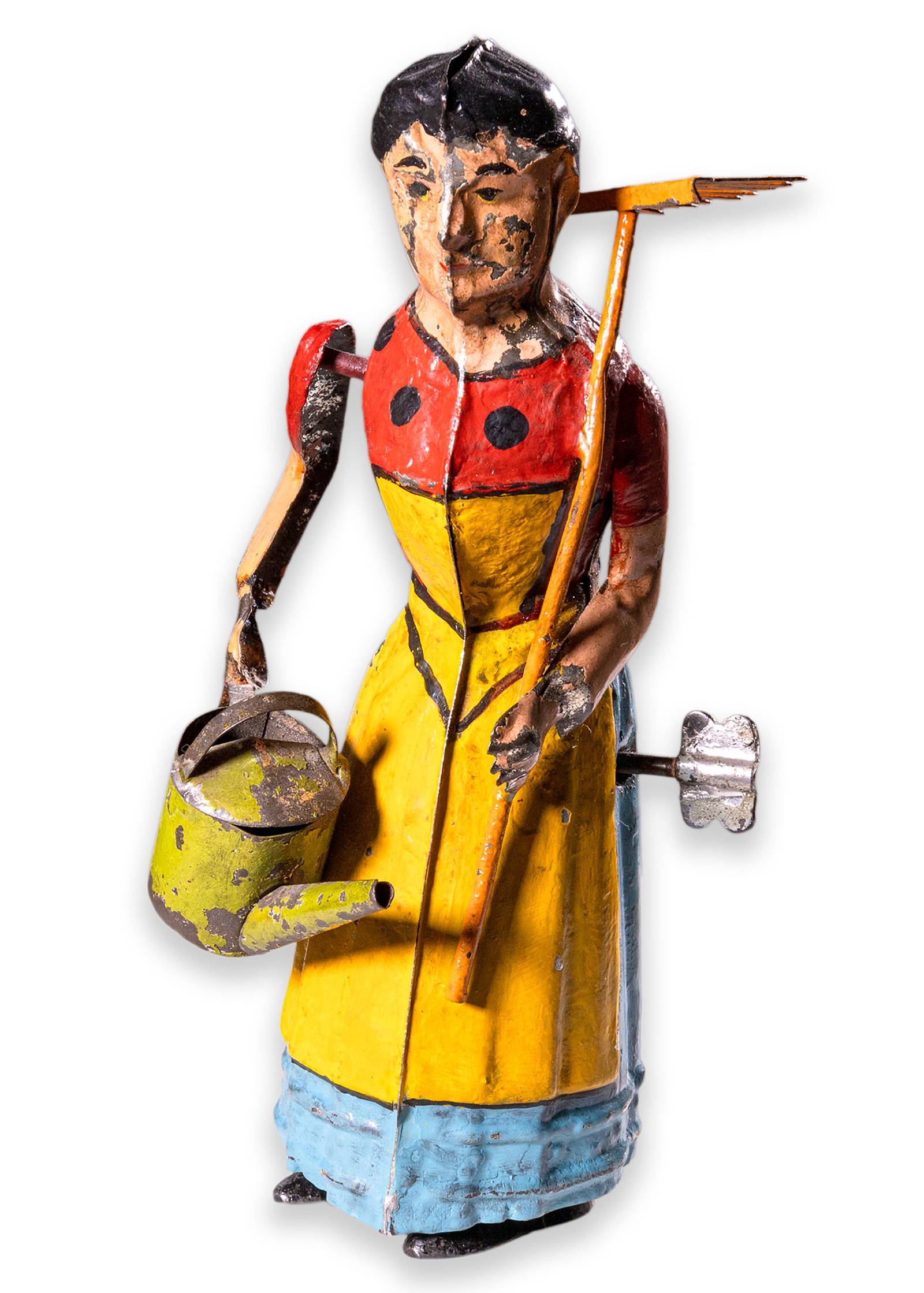 Guntermann Lady With A Watering Can Antique Windup Tin Toy Collectibles ...