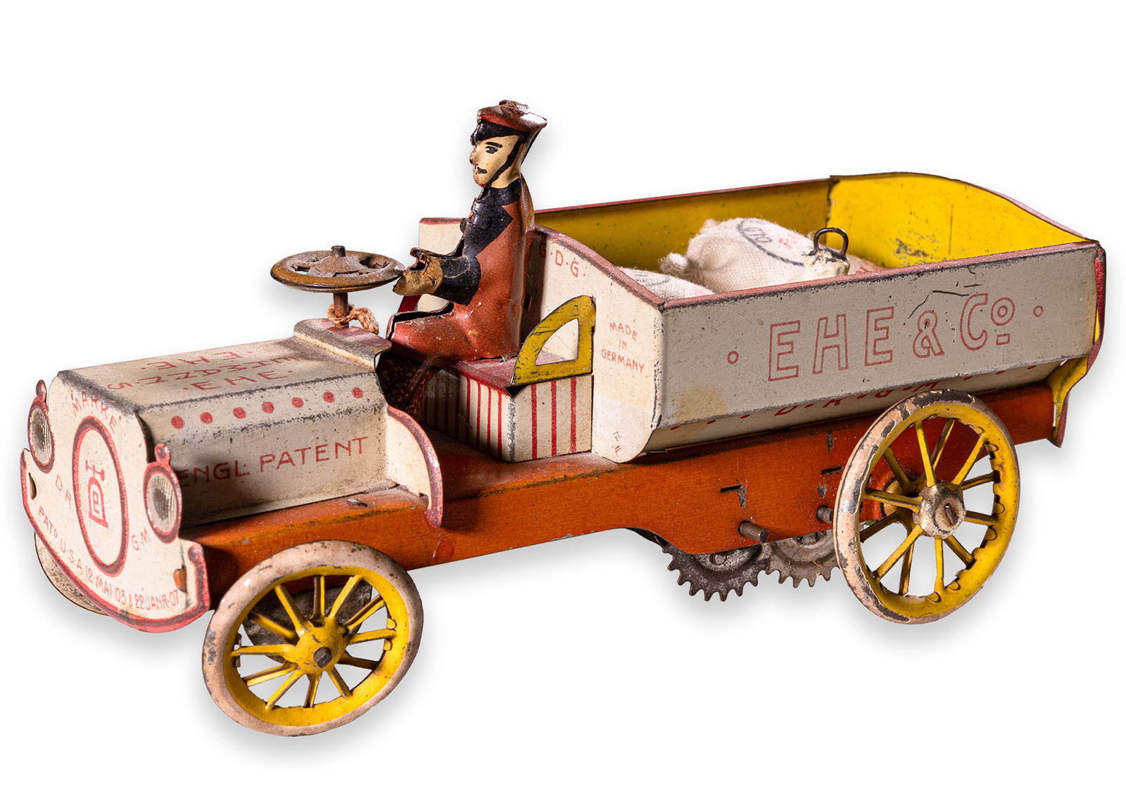 Lehmann Ehe & Company Truck Antique Windup Tin Toy Collectables Germany 1910 - Aug 01, 2024 | Le ...