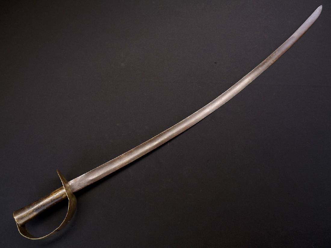 Primitive Confederate made Cavalry D-guard Sword,