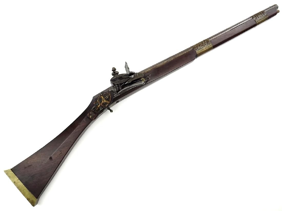 Dated 18th C. Islamic Arabic Algerian Miquelet Rifle