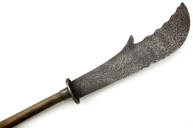 Rare Chinese Guan Dao Polearm Sword, 19th C. To Boxer