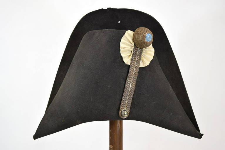Rare French Napoleonic Era Officer's Chapeau Hat