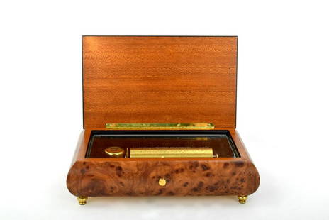 Vintage Reuge Music Box Carousel / Made In Italy