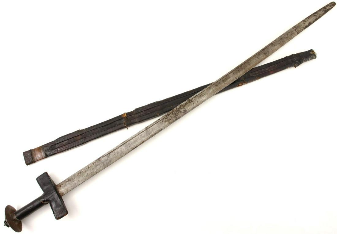Antique African Touareg Tribe Tribal Warrior's Sword.