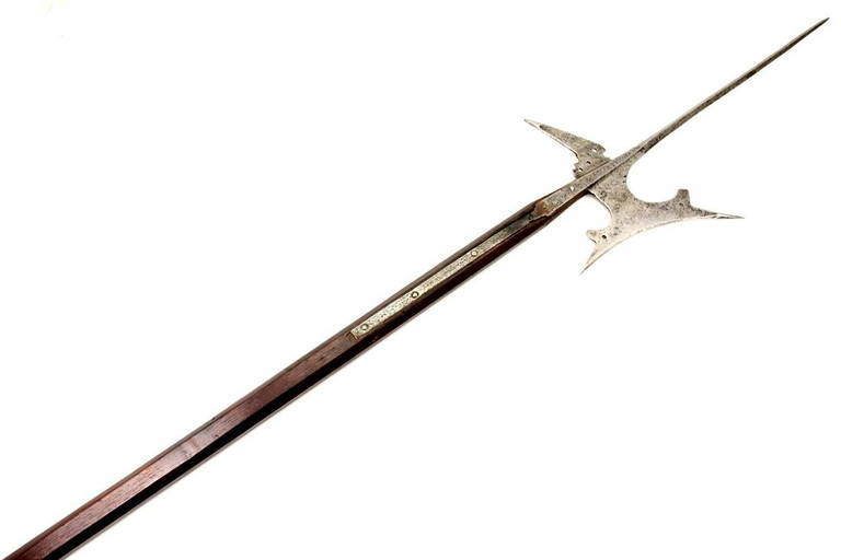 Rare 16th-17th C. Swiss or German HALBERD Polearm with (#0261) on Jan ...